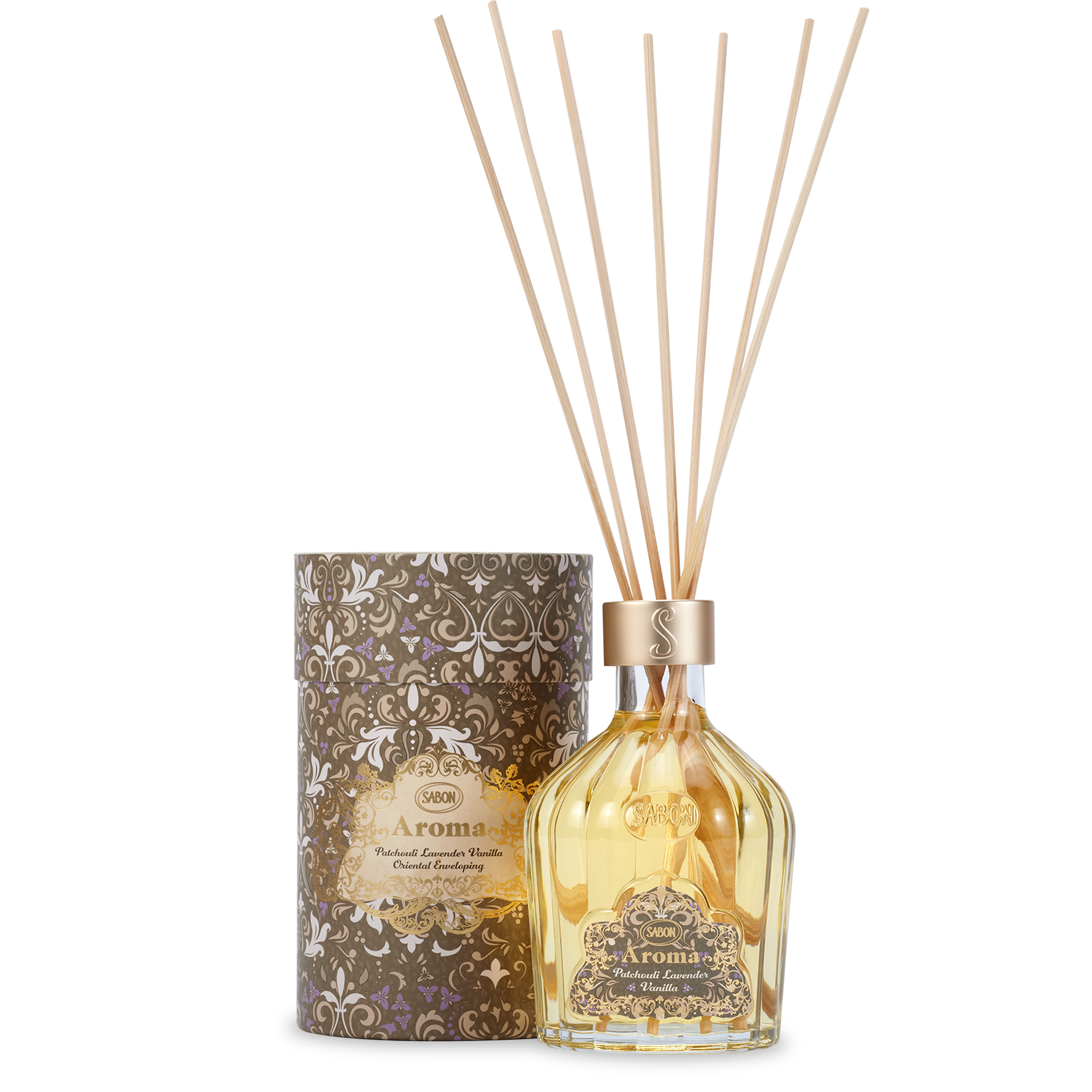 Aroma Reed Diffuser Patchouli Lavender Vanilla 250mL – SABON