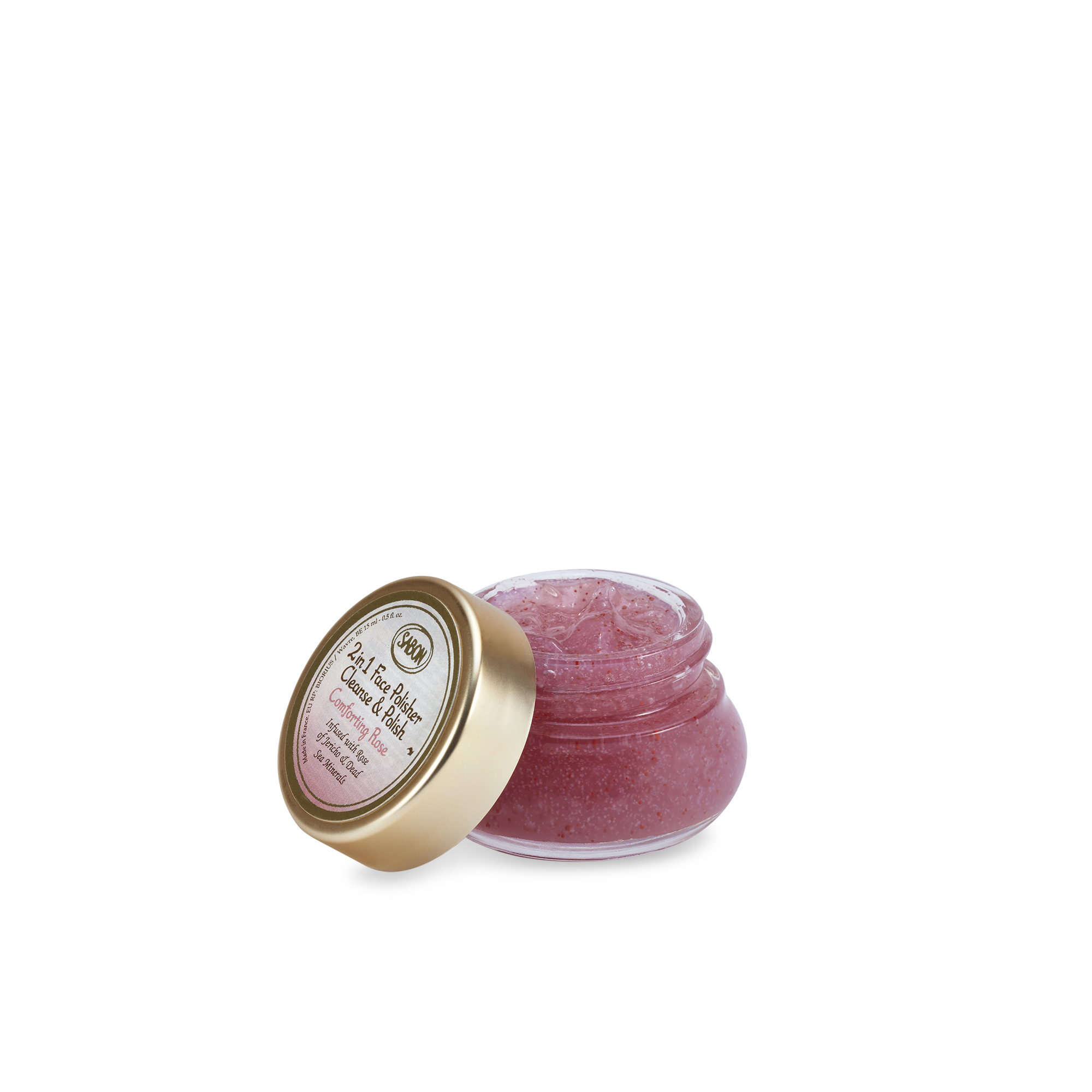 Mini 2 in 1 Gelée Face Polisher Comforting Rose 15mL – SABON